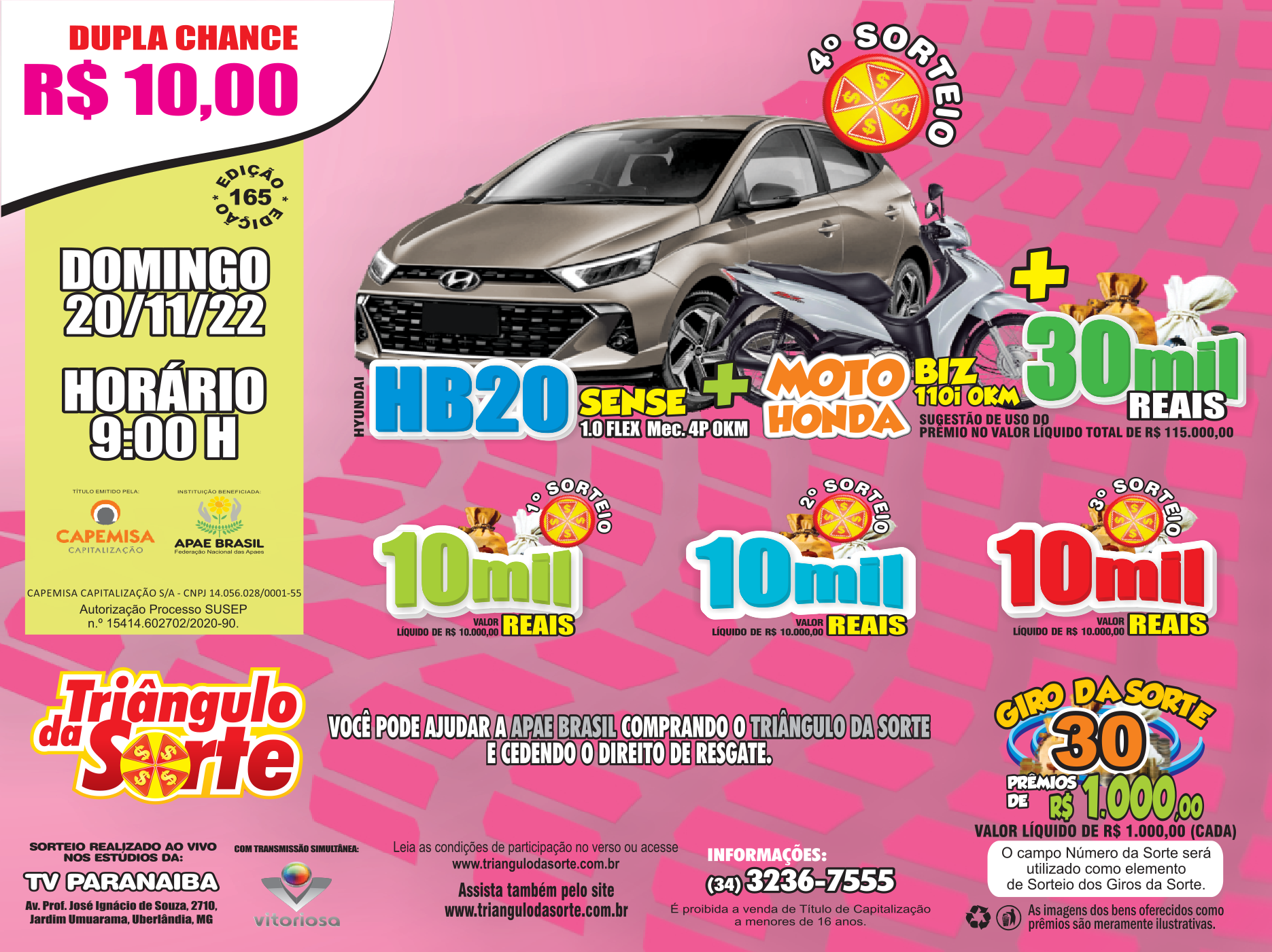 Prêmios :: Triângulo da Sorte